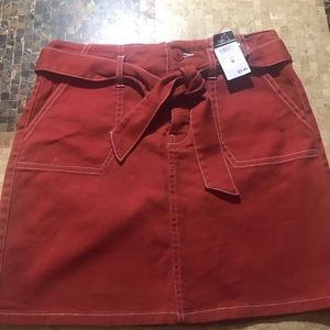 Rue21 | Skirts | Nwt Brand New Rust Denim Mini Skirt | Poshmark